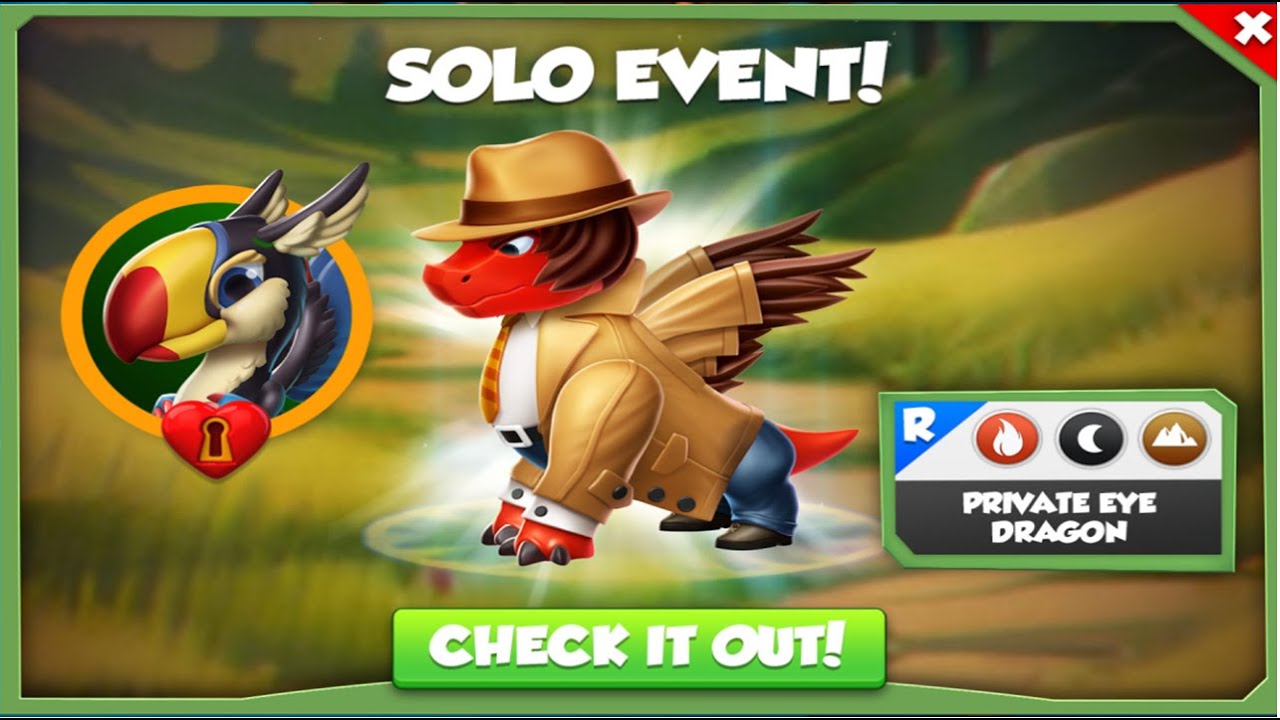 Begin Private Eye Solo event plus Catch up with Cinnamon Dragon-Dragon ...