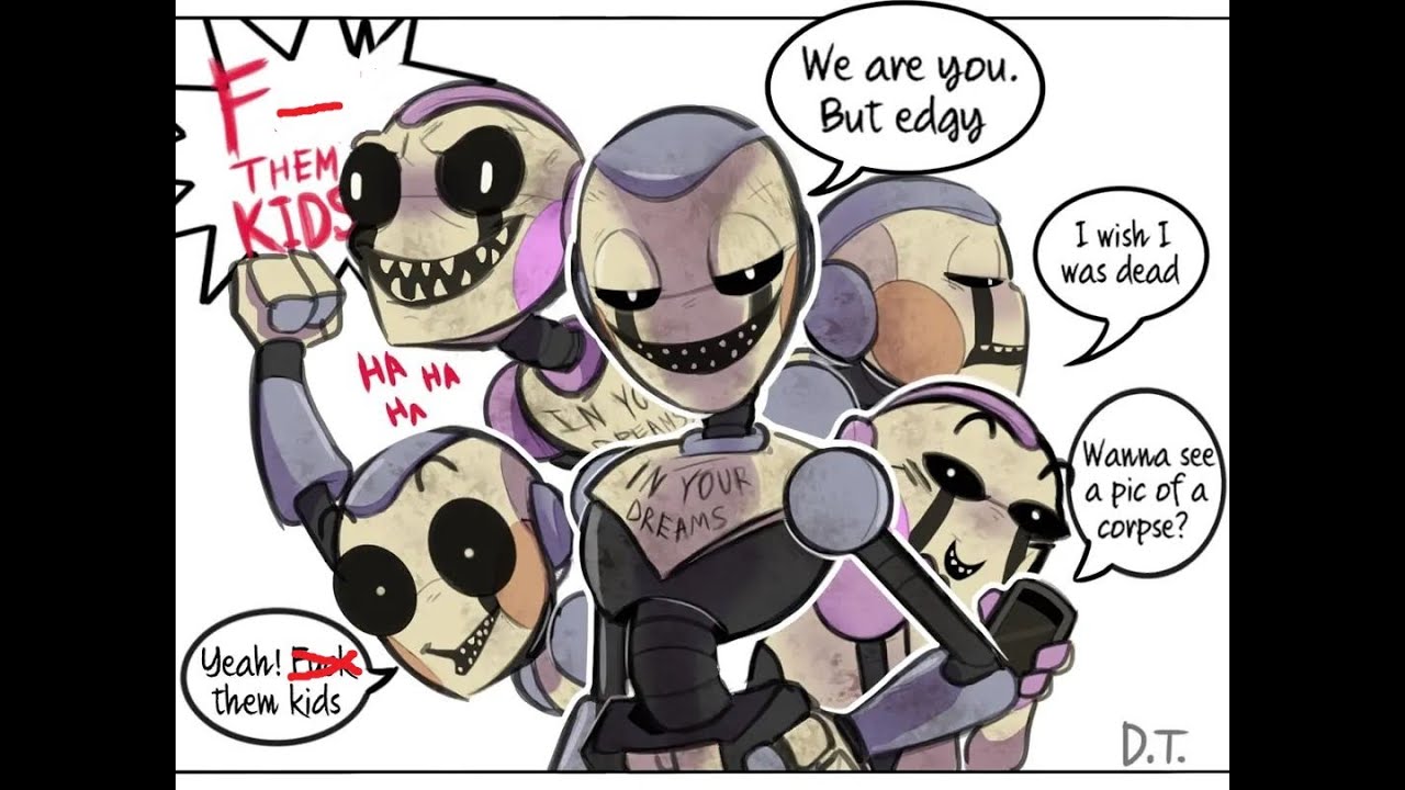 We're you but edgy Fnaf Security Breach Comic dub by d.t - YouTube