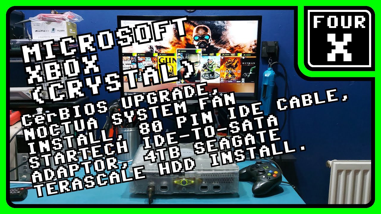 Microsoft Xbox - CerBIOS Upgrade, Noctua Fan, 80 Pin IDE, StarTech SATA ...