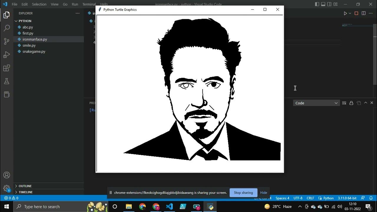 Creating Iron Man Face Using Python Youtube