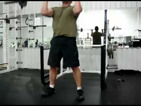 Front Squats Push Press - YouTube