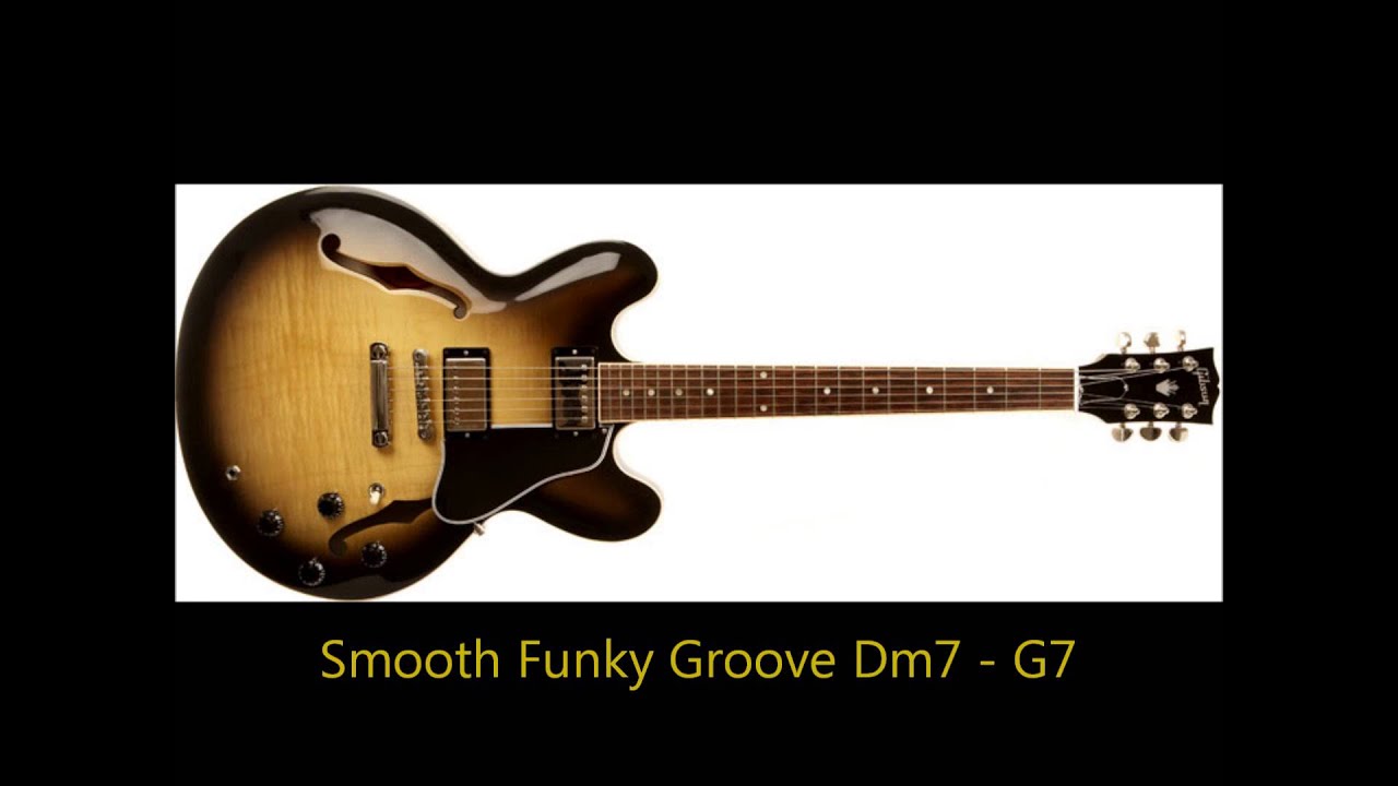 Smooth Funky Groove Dm7 - G7 long backing track - YouTube