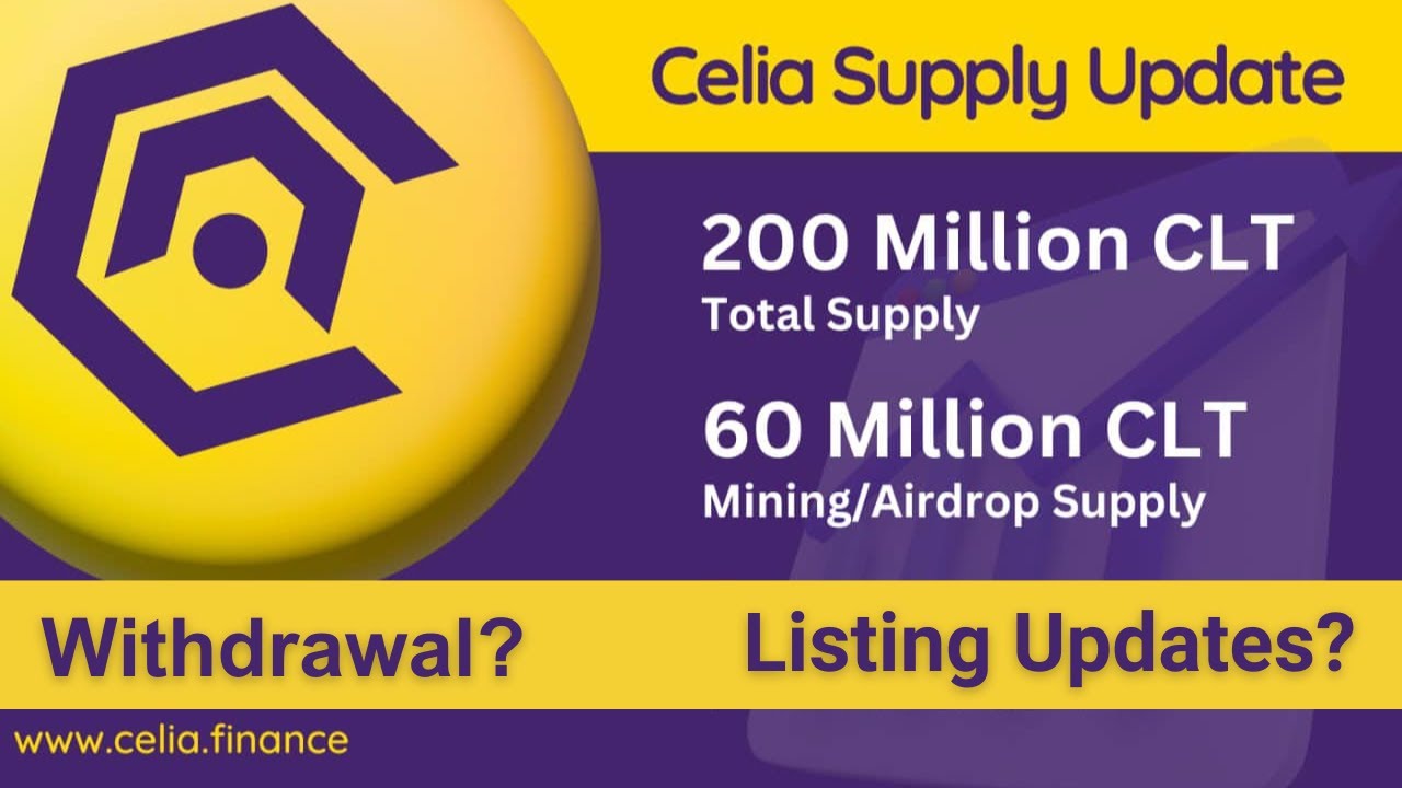 Celia CLT Listing? How to Withdraw Celia Token | Celia Mining App Withdraw - YouTube
