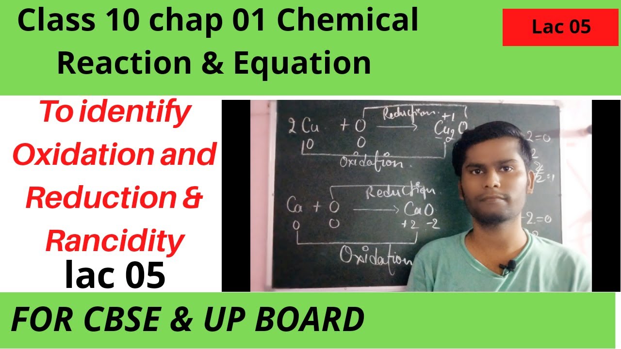 To find out oxidation and reduction & rancidity (chemical reaction and ...