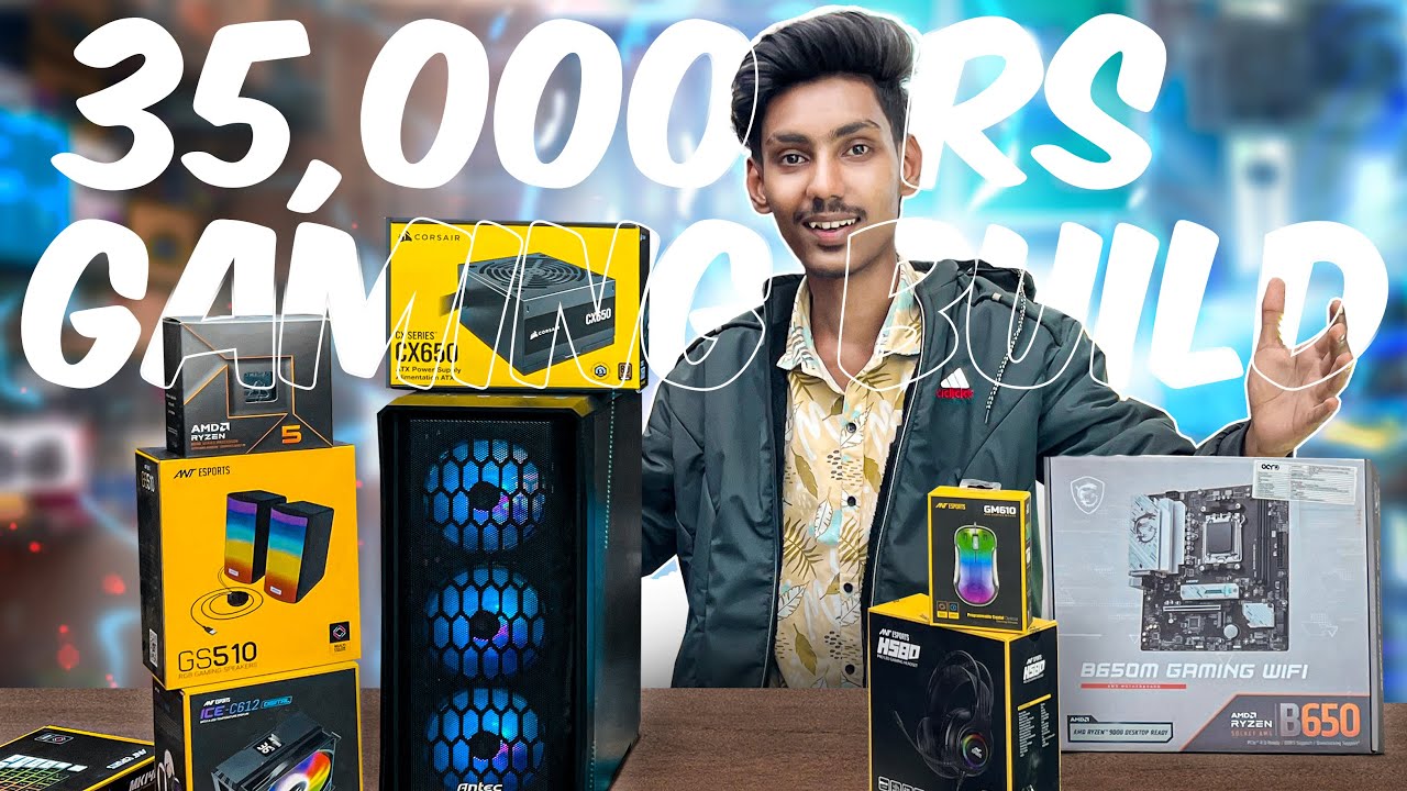 35K Ultimate Pc Build | Gaming & Editing Build 2025 | Techy QR - YouTube