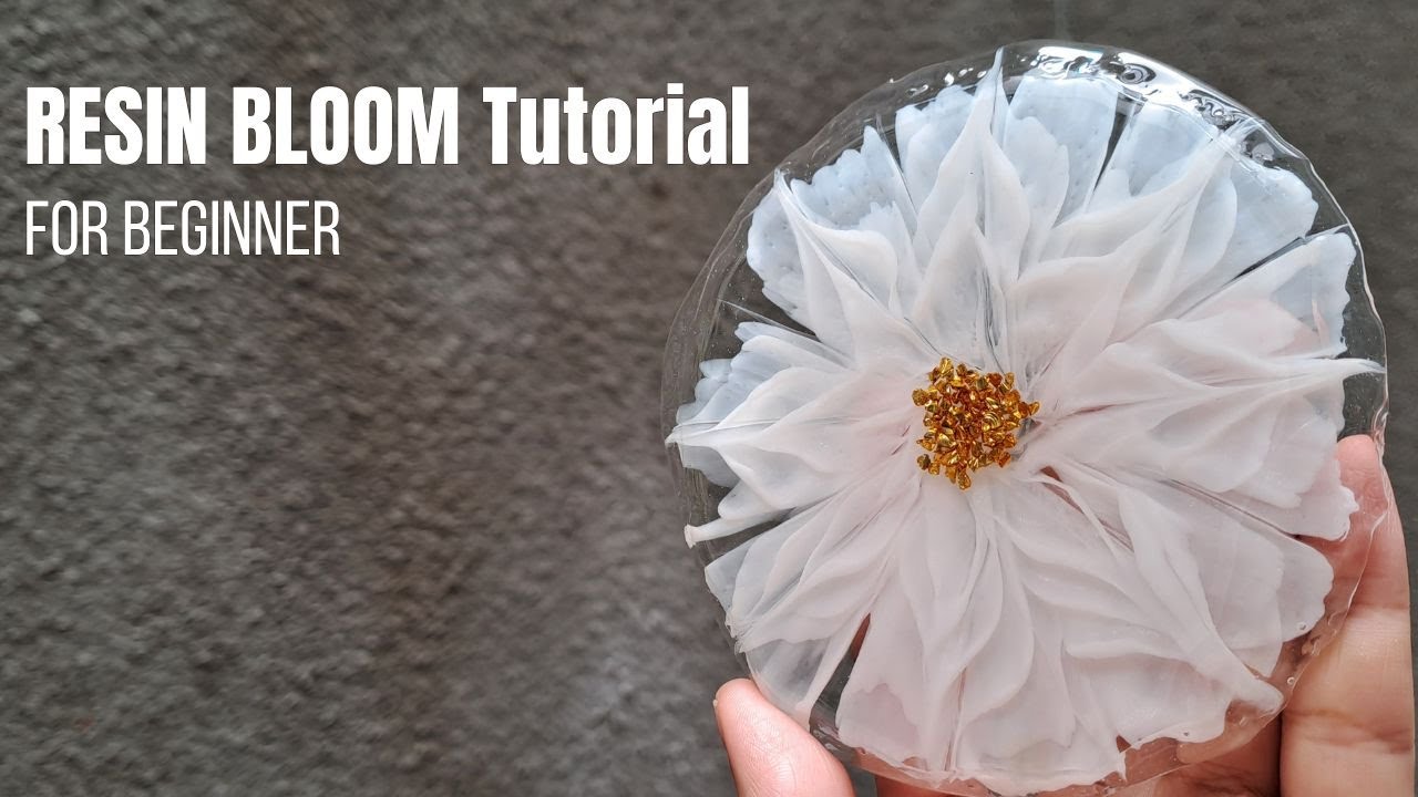 RESIN BLOOM Tutorial for Beginner (Simple and Easy) - YouTube