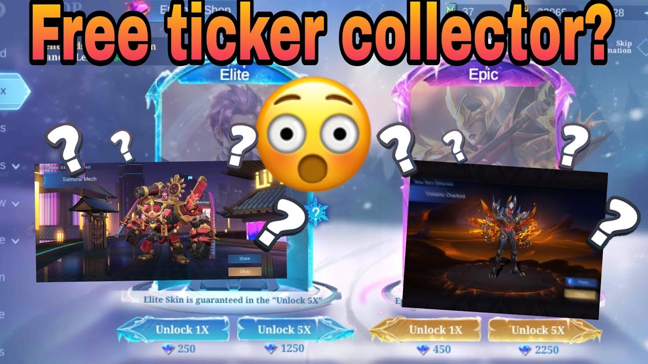 Spending Free ticket Collector!|Mobile Legends - YouTube