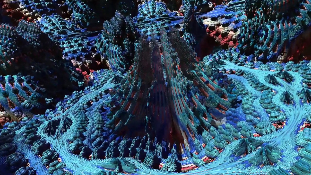 Alien Structure. A Flight into a 3D Fractal. - YouTube