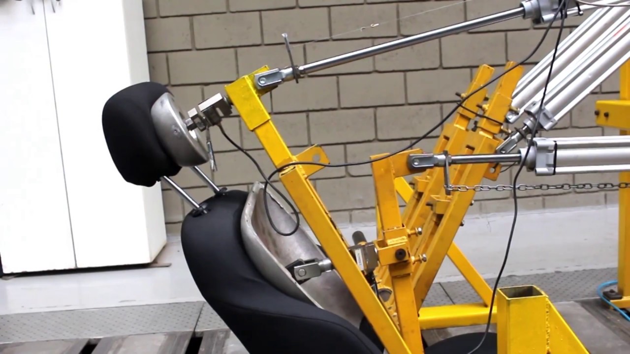 Bancos: teste ECE R17 - YouTube