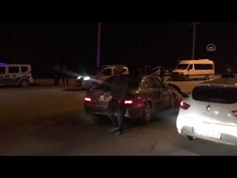 Trafik kazasında 1 polis yaralandı