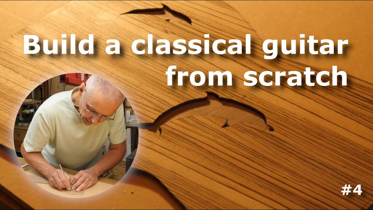 Building a unique classical style guitar from scratch - dolphins galore ...