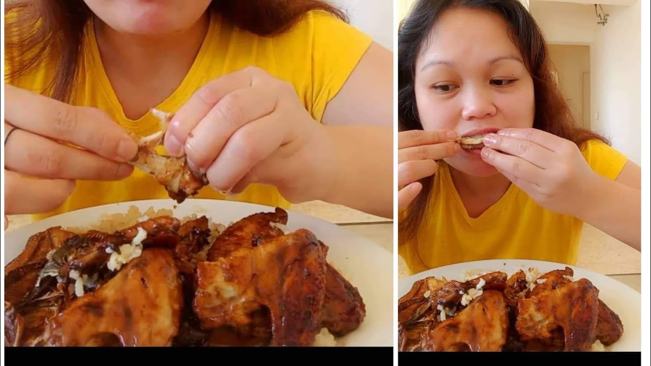 chicken wings with dry fish mukbang | Simply Daiz - YouTube