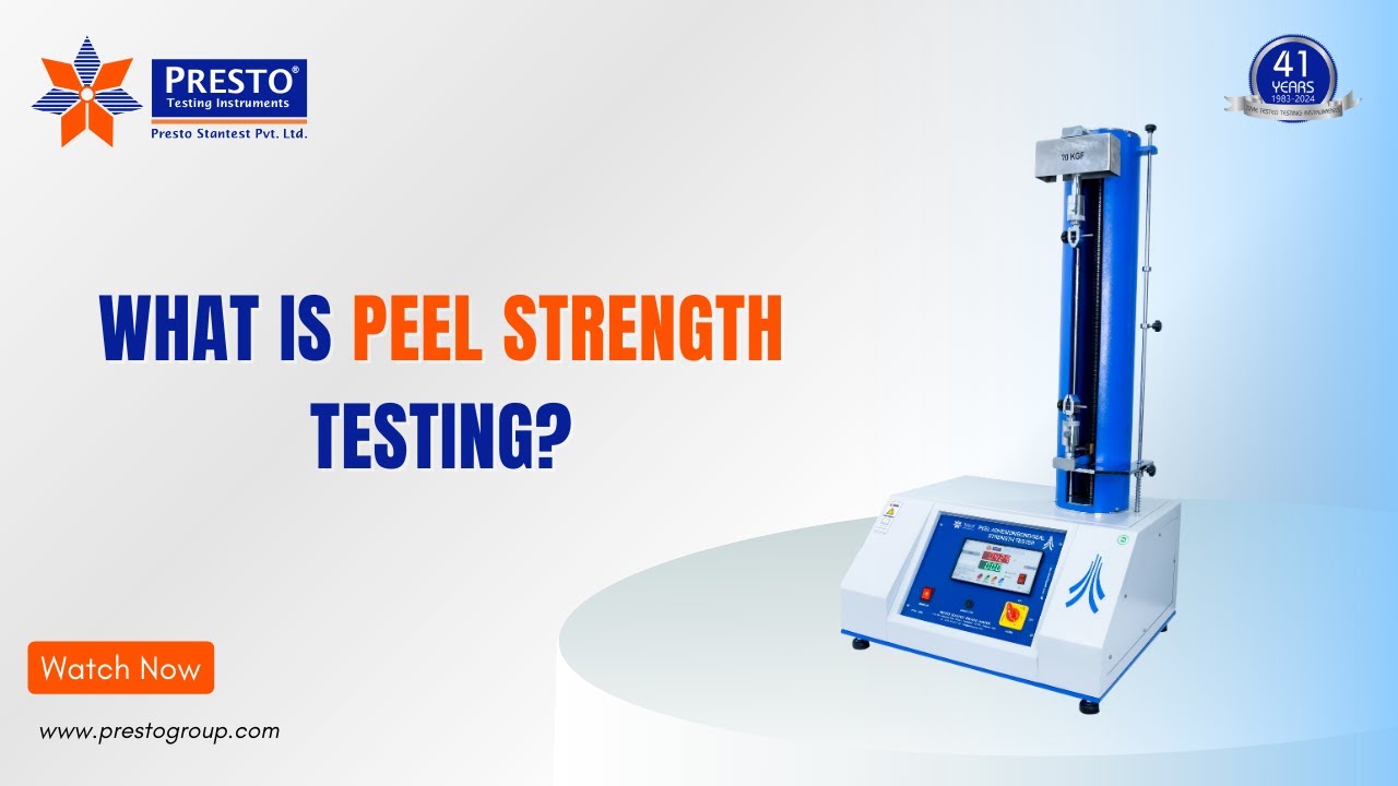 Peel Tester: Unveiling Precision in Material Adhesion Testing | presto ...