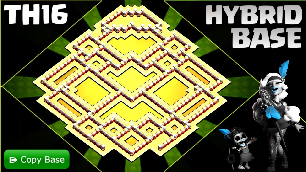 Best TH16 Base Layout : Strong Defense and Resource Protection! TH16 ...