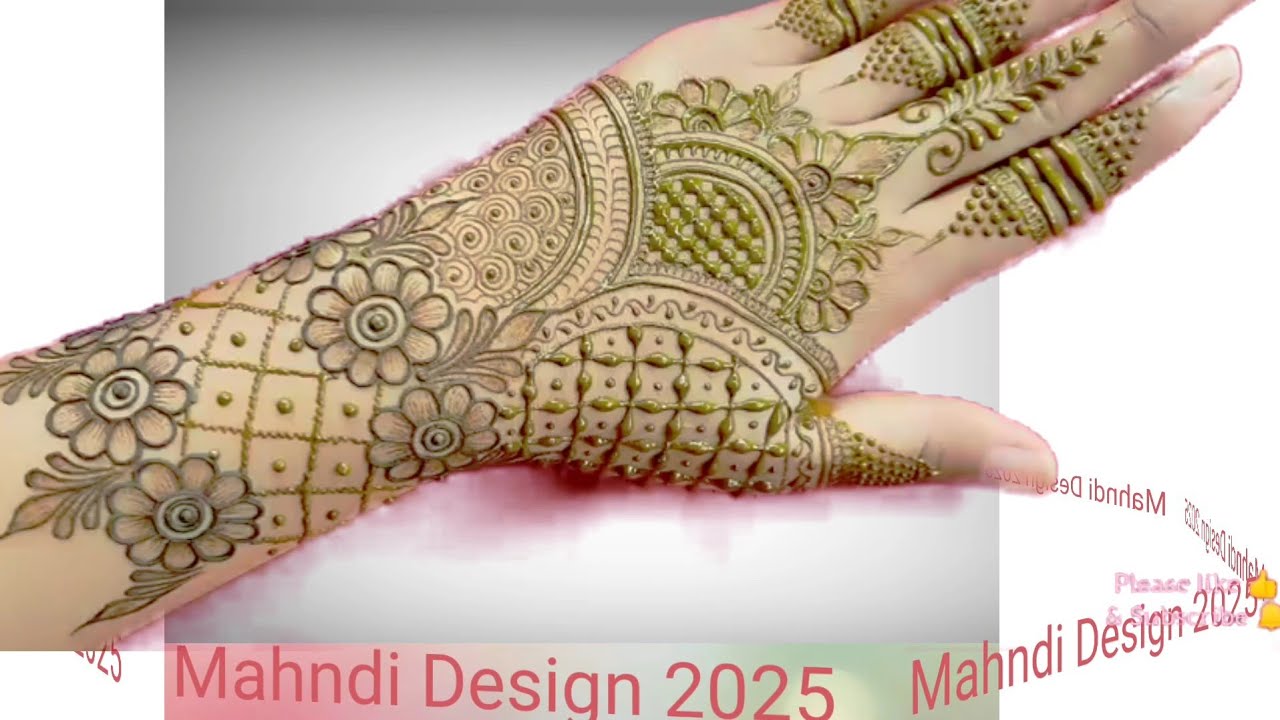 New Bridal Mahndi Style 2025 | Mahndi Design 2025 | Latest Mahndi ...