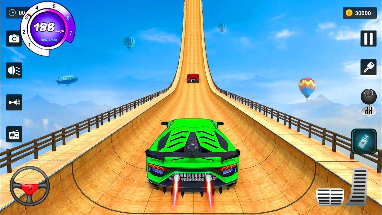 Impossible Mega Ramp Car Racing 3d - Mega Gt Ramp Car Stunt - Racing ...