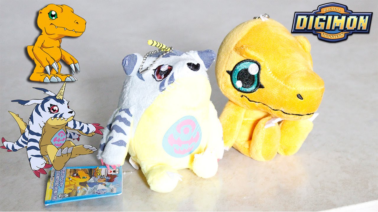 Agumon And Gabumon Plush - Digimon - Toy Showcase - YouTube