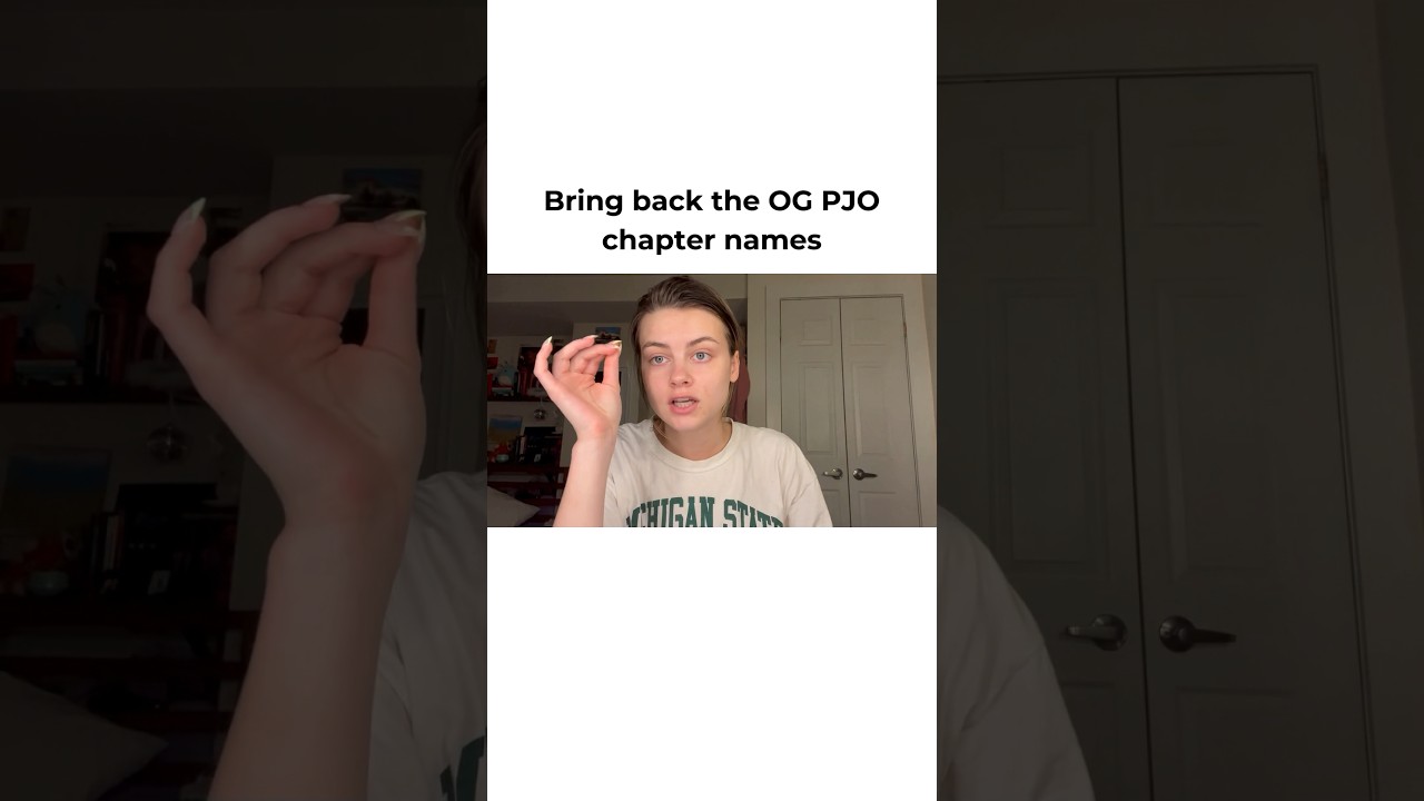 Bring back the long OG PJO chapter names #percyjackson #heroesofolympus ...