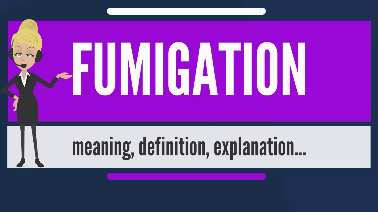 What is FUMIGATION, FUMIGATION meaning, definition & explanation - YouTube
