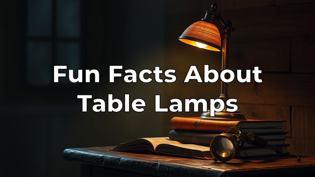 Fun Facts About Table Lamps - YouTube