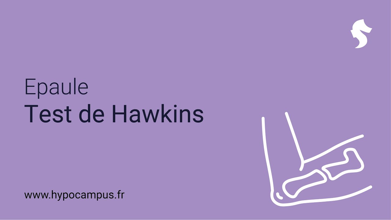 Epaule - Test de Hawkins - YouTube