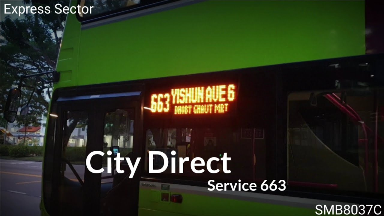 Tower Transit City Direct Bus Service 663 ( Express Sector ) - YouTube