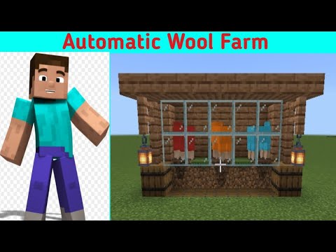 How to build a Automatic Wool farm in Minecraft 1.20+. #minecraft # ...