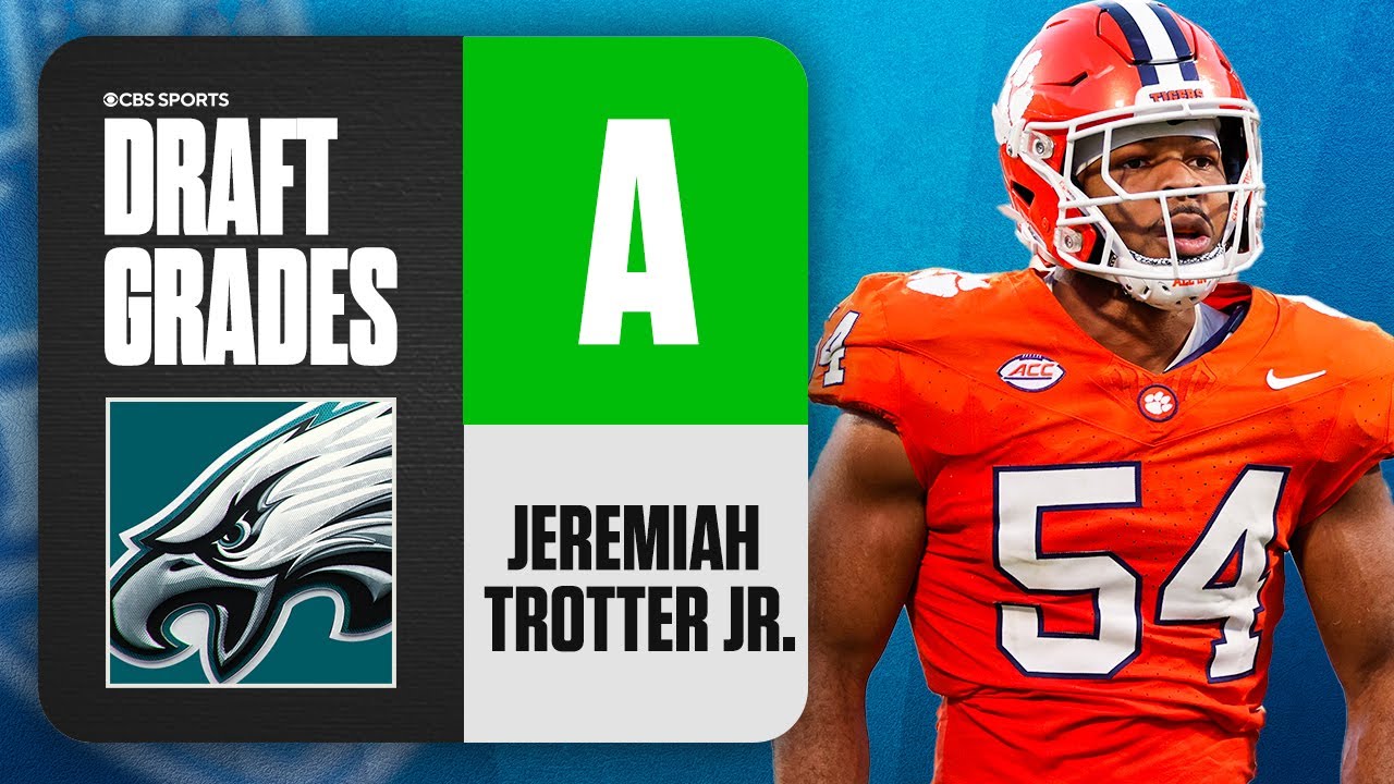 2024 NFL Draft Grades: Eagles select Jeremiah Trotter Jr. No. 155 Overall | CBS Sports - YouTube