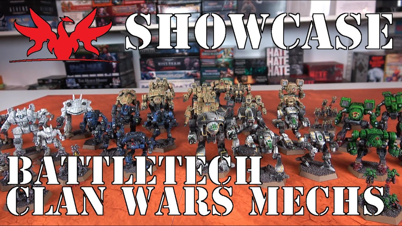 Showcase - Battletech Clan Wars Mechs - Battletech Wochen im Phantasos ...