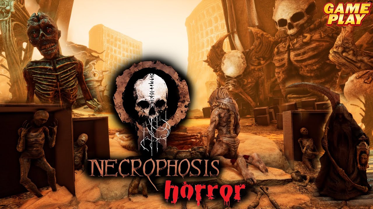 Necrophosis Gameplay PC Steam first-person horror adventure game ...