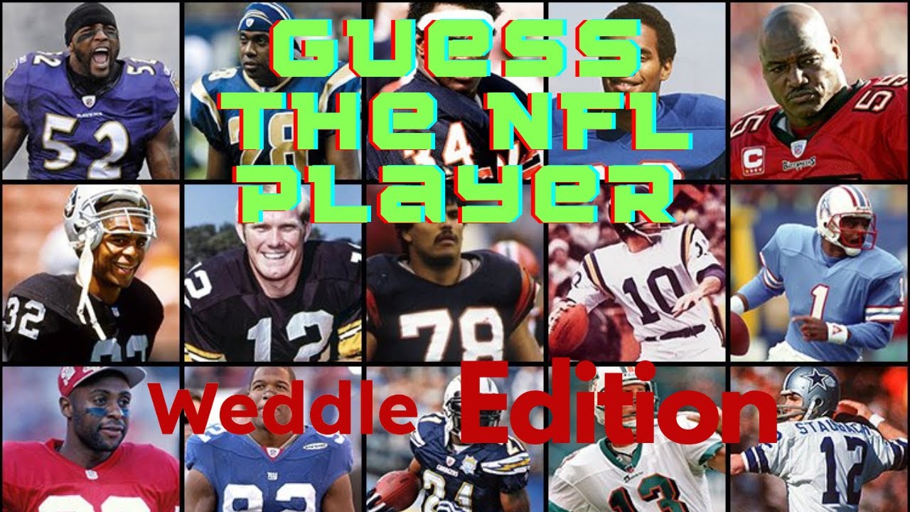 Guess the NFL Player: Weddle Edition - YouTube