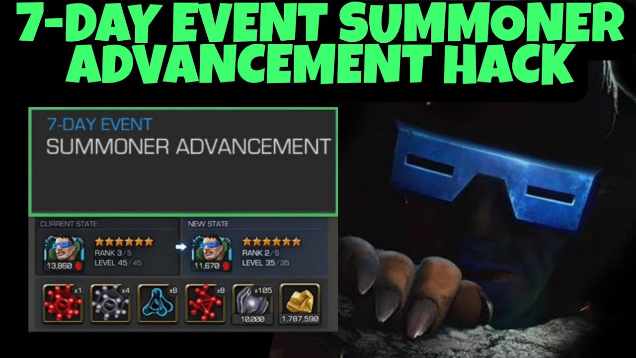 Increase your team's rewards! 7-day Summoner Advancement event HACK ...