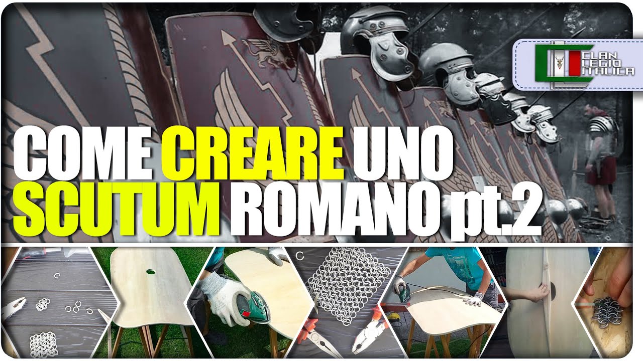 [TUTORIAL] Come Costruire uno SCUTUM ROMANO #2 [Guida di Mattia dall ...