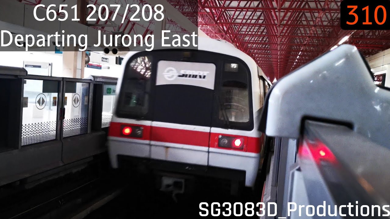 [SMRT][Retired; Worrying fleet] C651 207/208 - Departing Jurong East ...