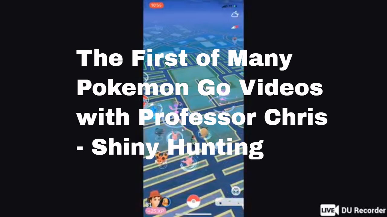 First pokemon go live game play here we go w/professor Chris - YouTube
