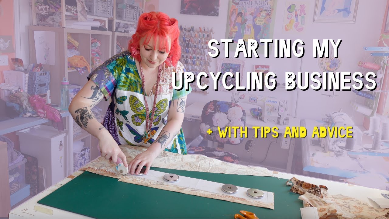 How I started my small upcycling business + sew along with me! - YouTube