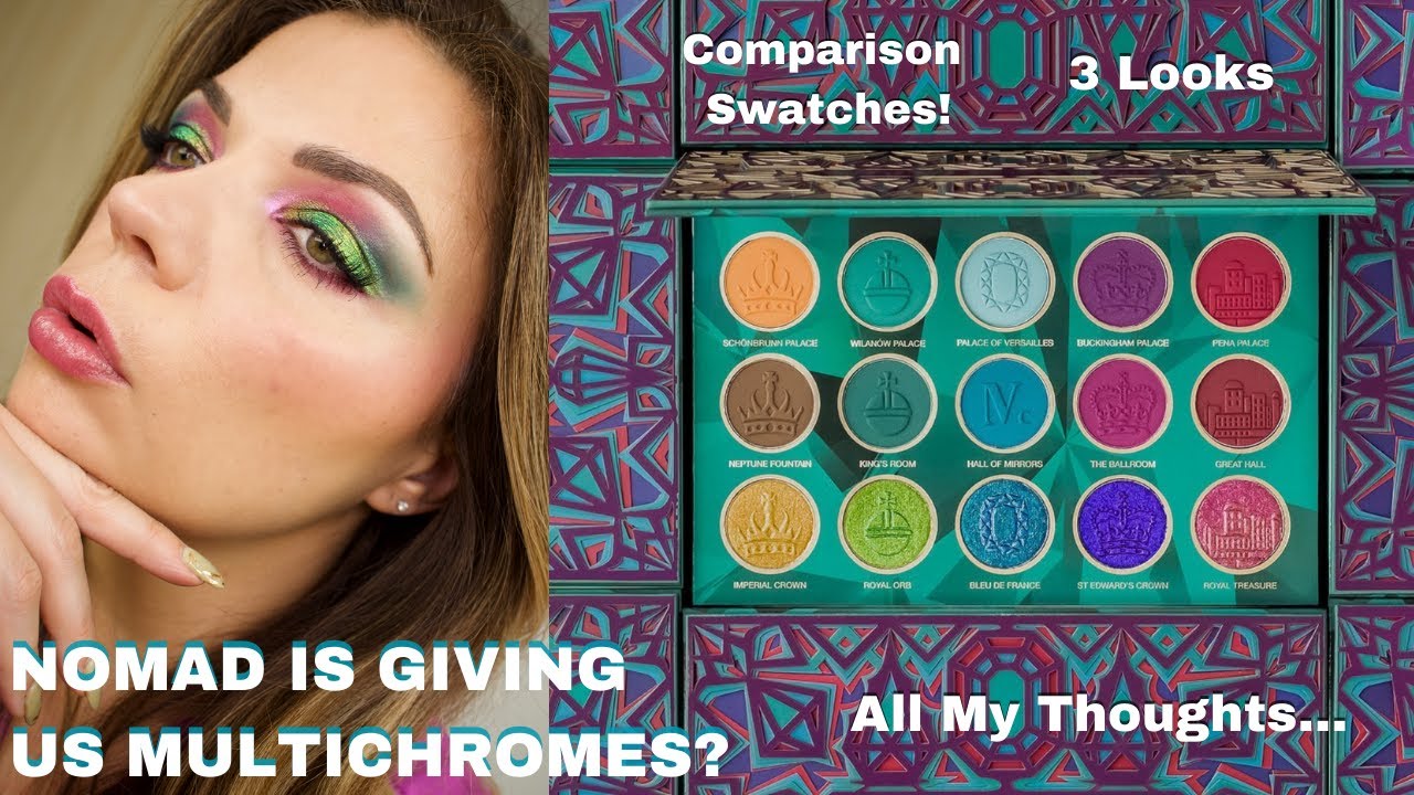 NOMAD ROYAL EUROPE PALETTE | Comparison Swatches, NEW Multichromes, In ...