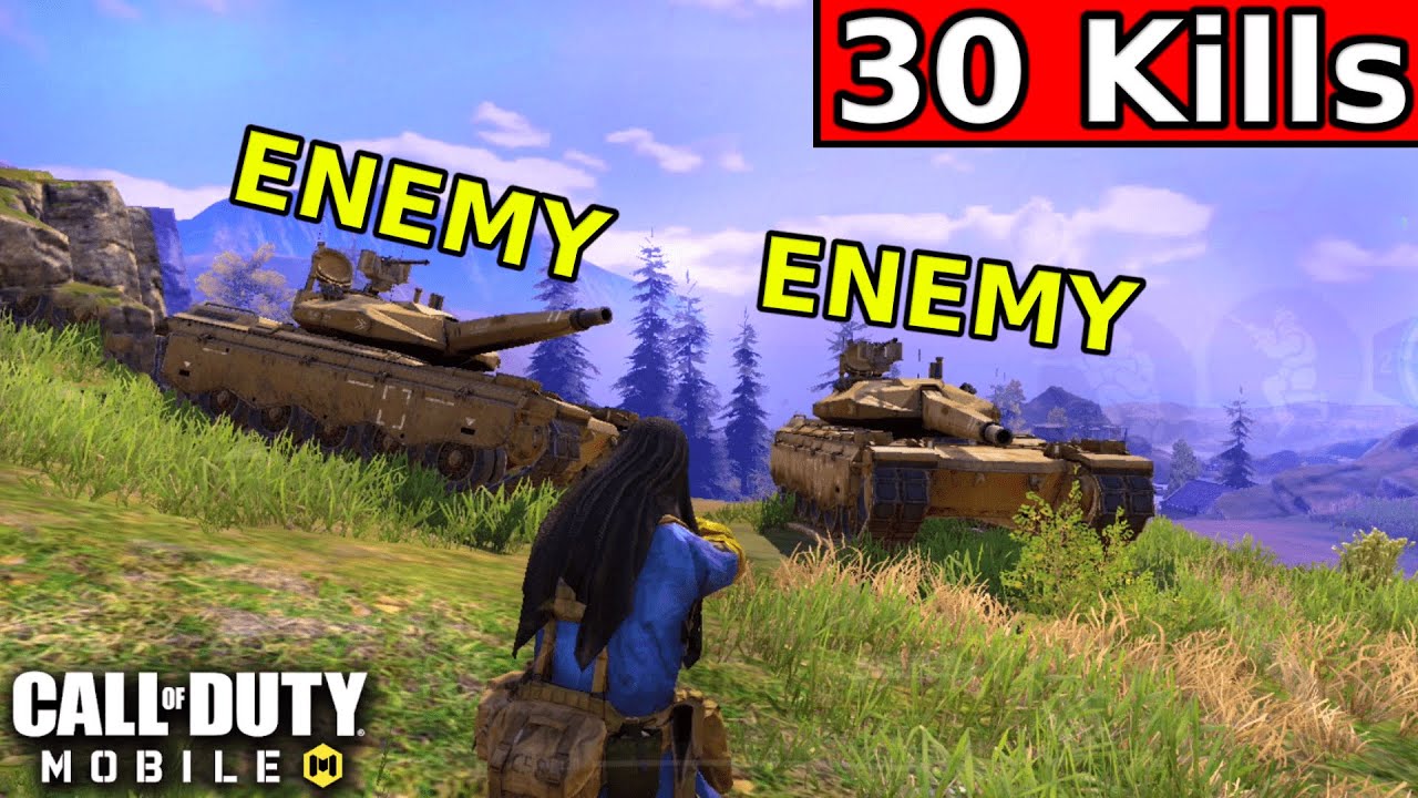 PARKER vs 2 ENEMY TANKS! | CALL OF DUTY MOBILE | SOLO VS SQUADS - YouTube
