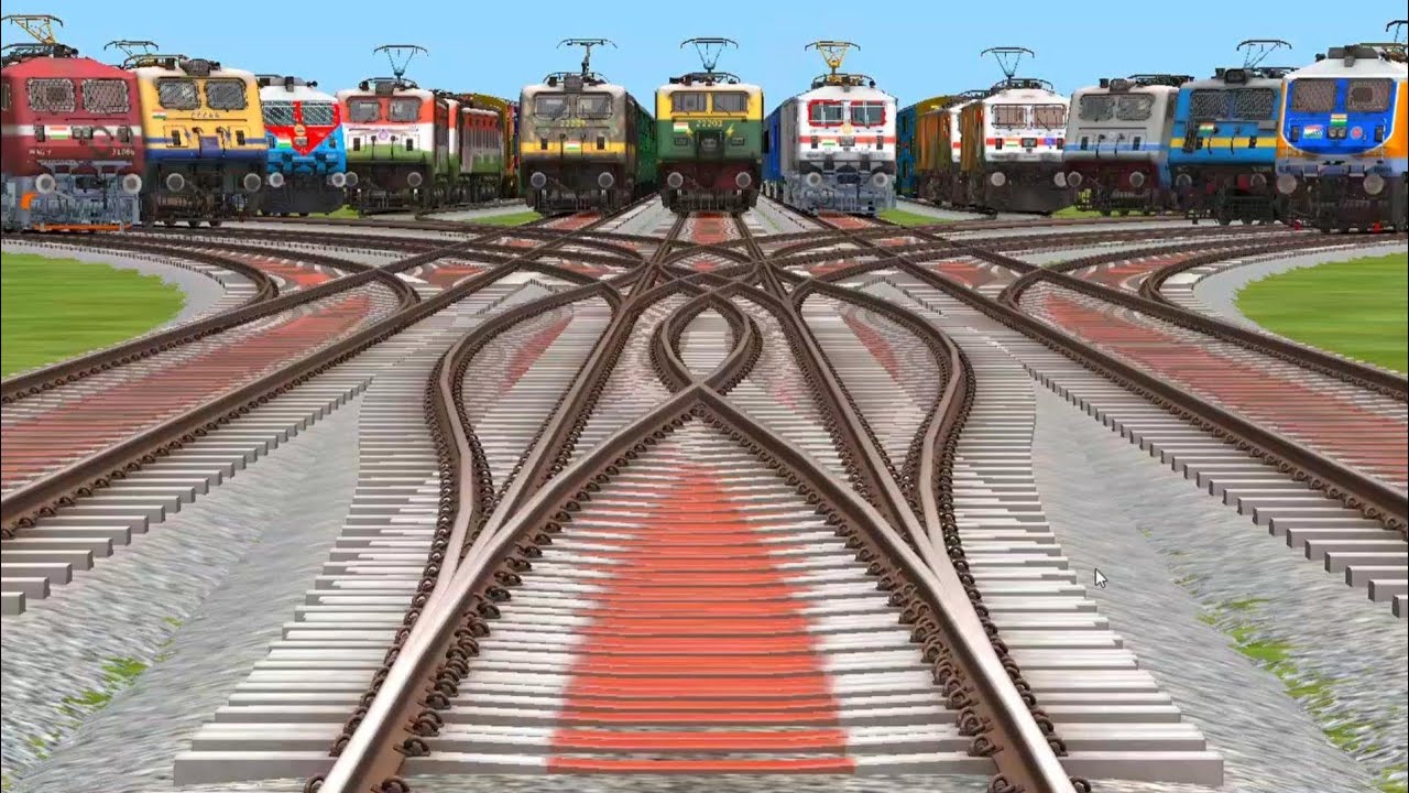 Indian trains locomotive train simulator classic gameing moment ...