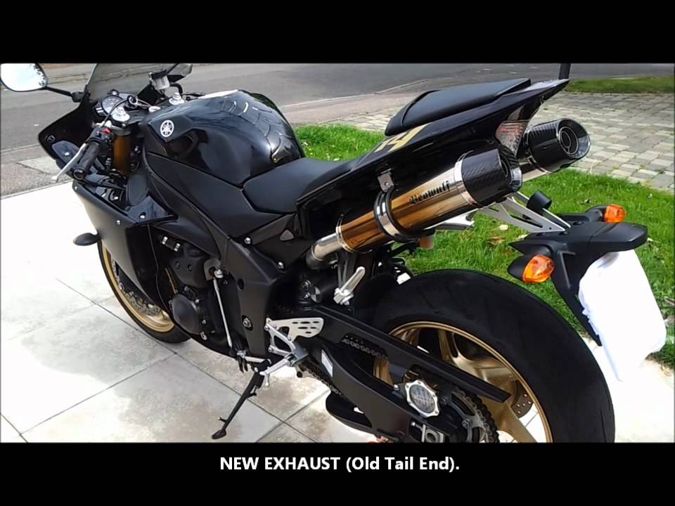 Yamaha R1 2009 New Tail End - YouTube