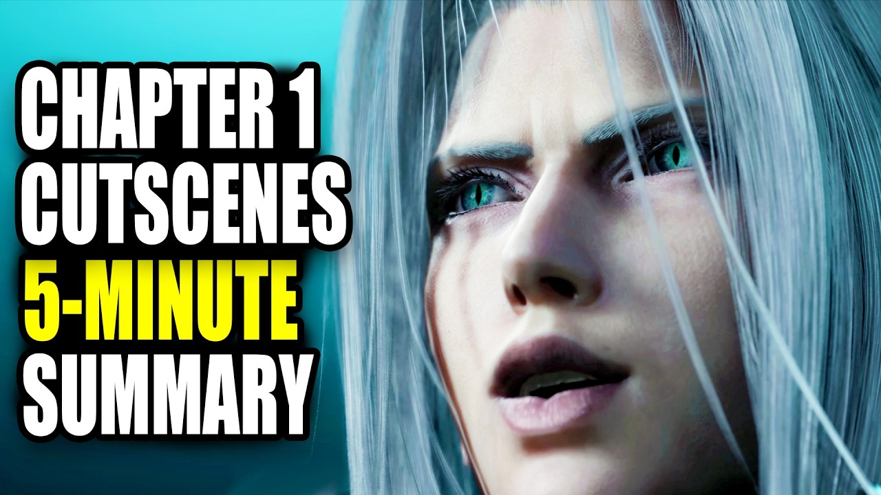 Final Fantasy VII Rebirth Chapter 1 Cutscenes Summary PS5 4K | 5-Minute ...