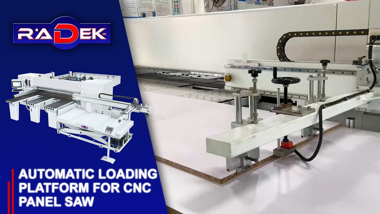AUTOMATIC LOADING PLATFORM FOR CNC PANEL SAW(ПЛАТФОРМА ЗА АВТОМАТСКИ ...