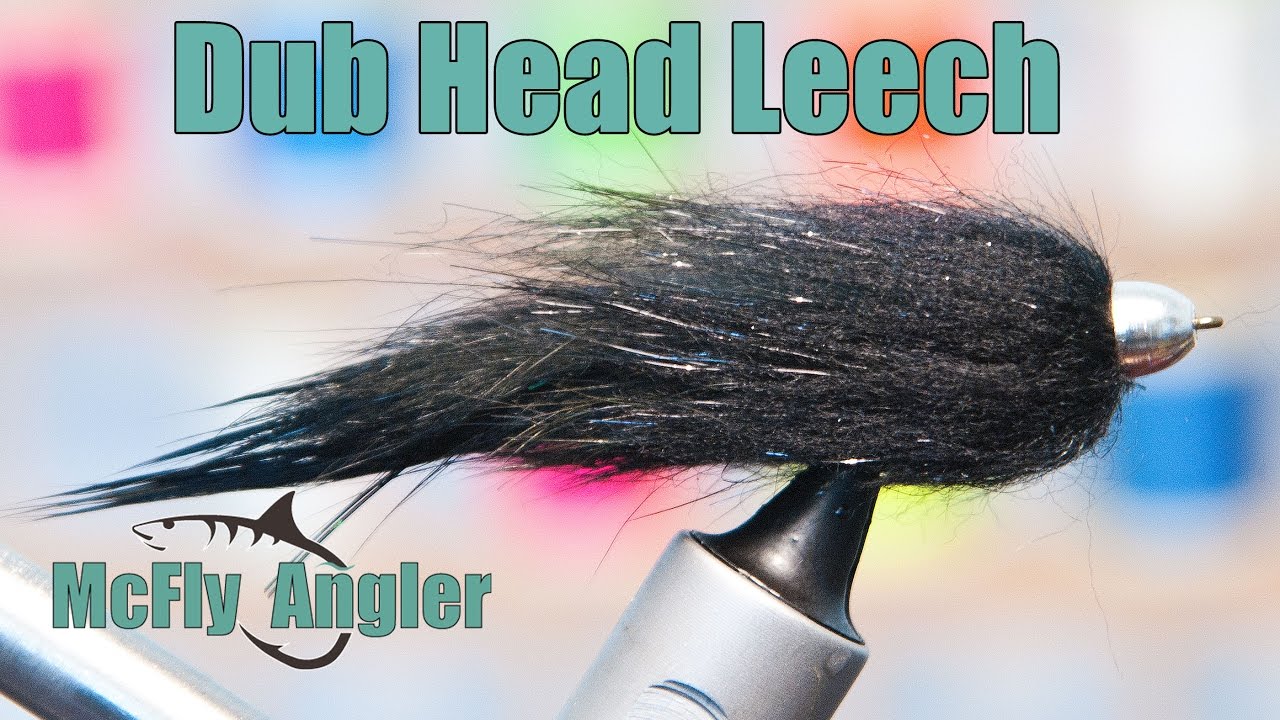 Bull Dub Leech - Underwater Footage! - Leech or dark baitfish streamer ...