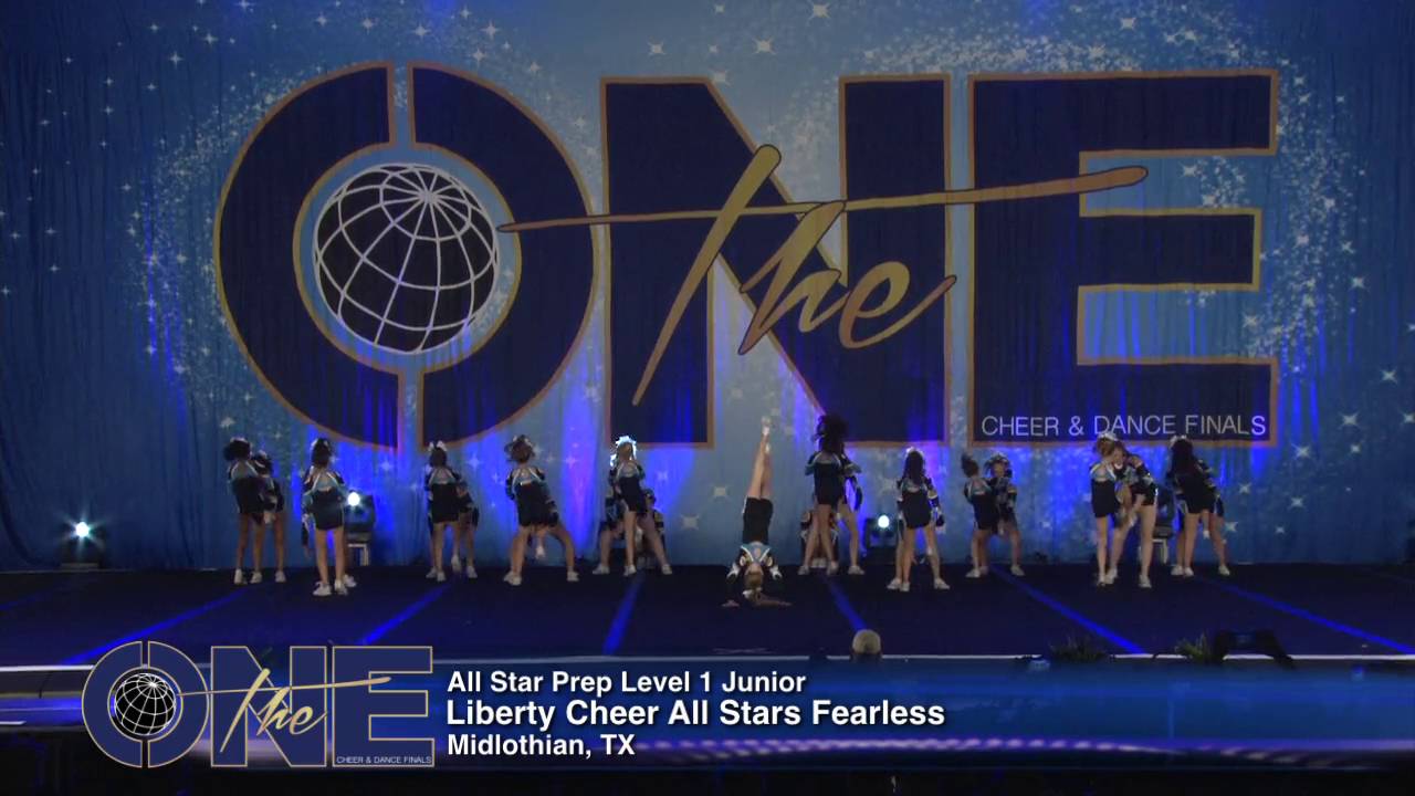 Liberty Cheer All Stars Fearless All Star Prep Level 1 Junior 2016 THE ...