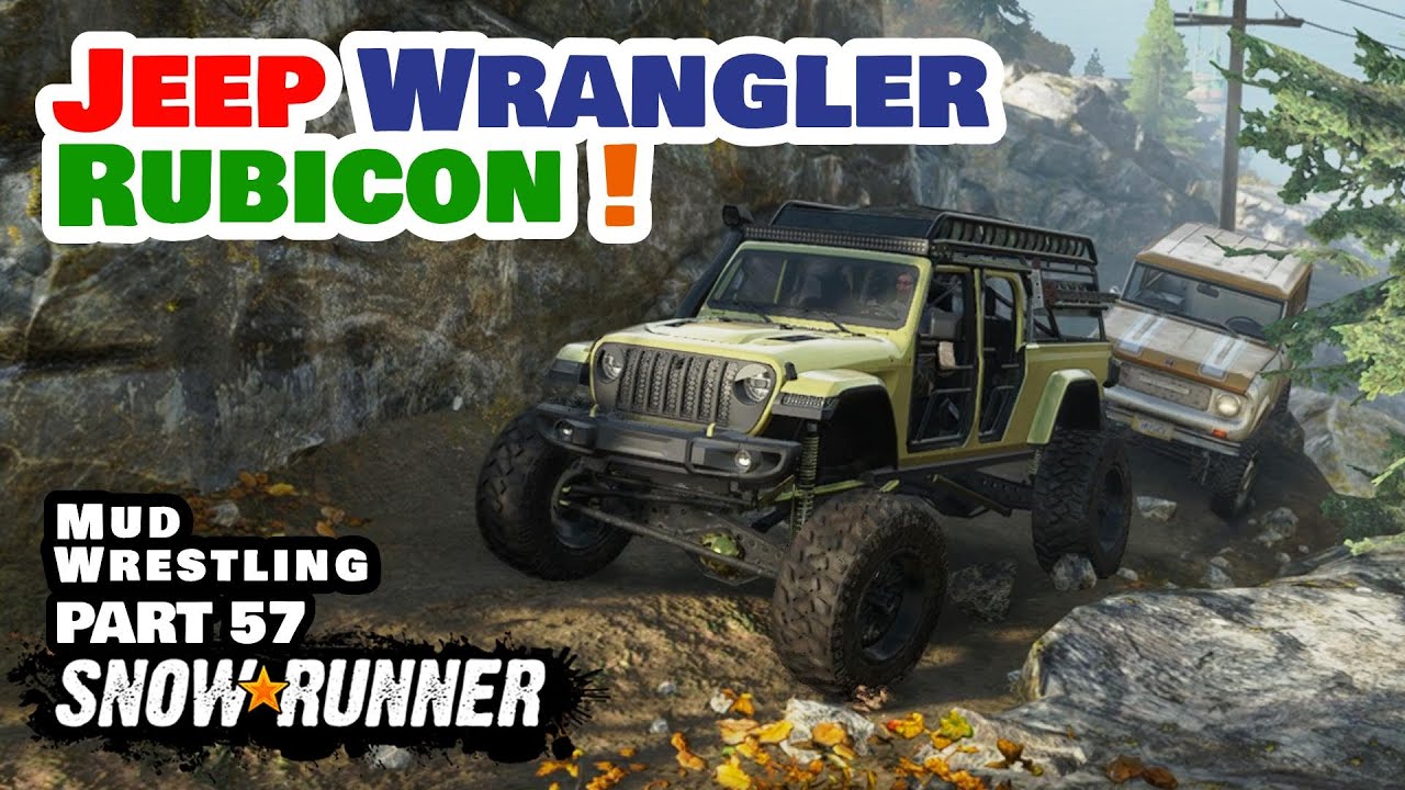 Jeep Wrangler Rubicon! Epic Mud Wrestling Challenge | SnowRunner | Part ...