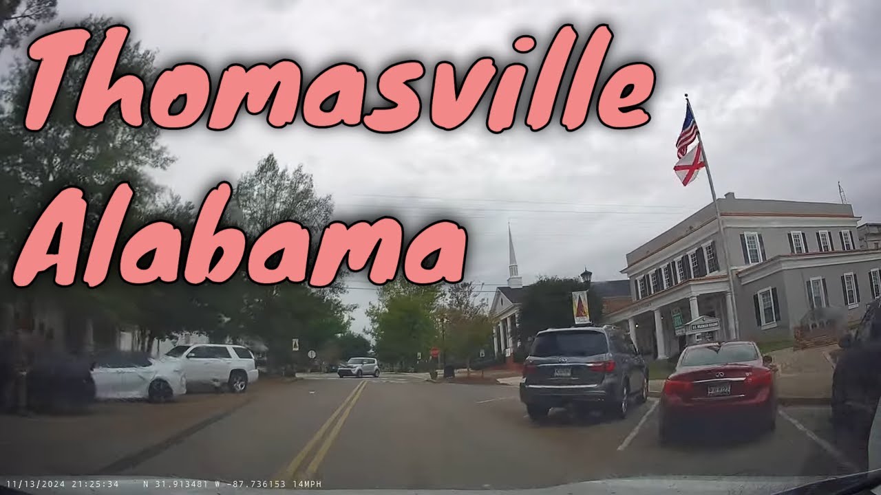 Back Roads, Old Town, and Main Streets Of Thomasville, Alabama - YouTube
