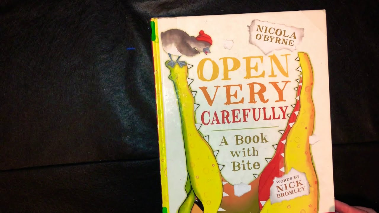 Open Very Carefully - A Book With Bite - YouTube