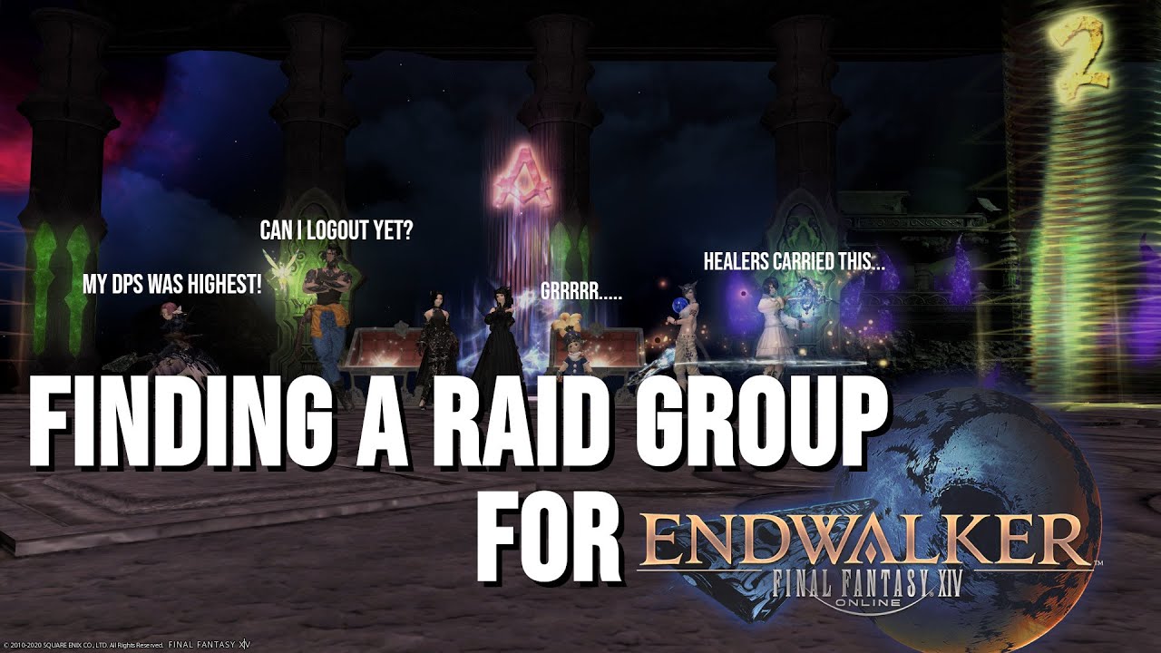 Finding a Raid Group for Endwalker - Final Fantasy XIV - YouTube