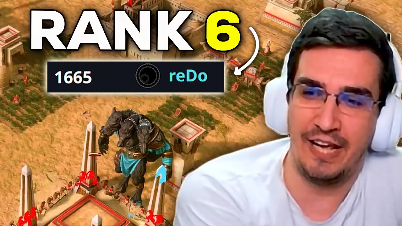 Beasty Meets Rank 6 on 1v1 Ladder in AoM... - YouTube