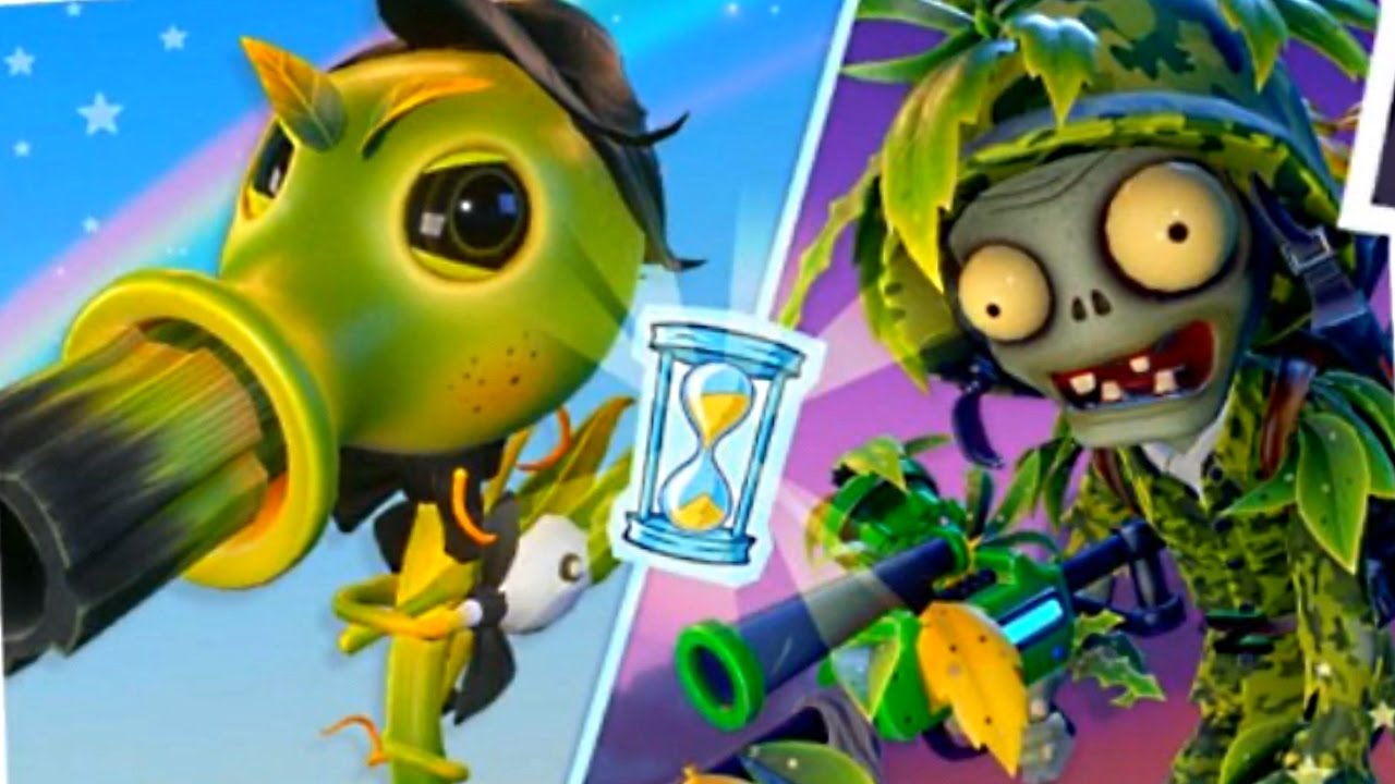 PVZ Garden Warfare 2: HERO SHOWCASE Agent Pea & Camo Ranger (GAMEPLAY ...